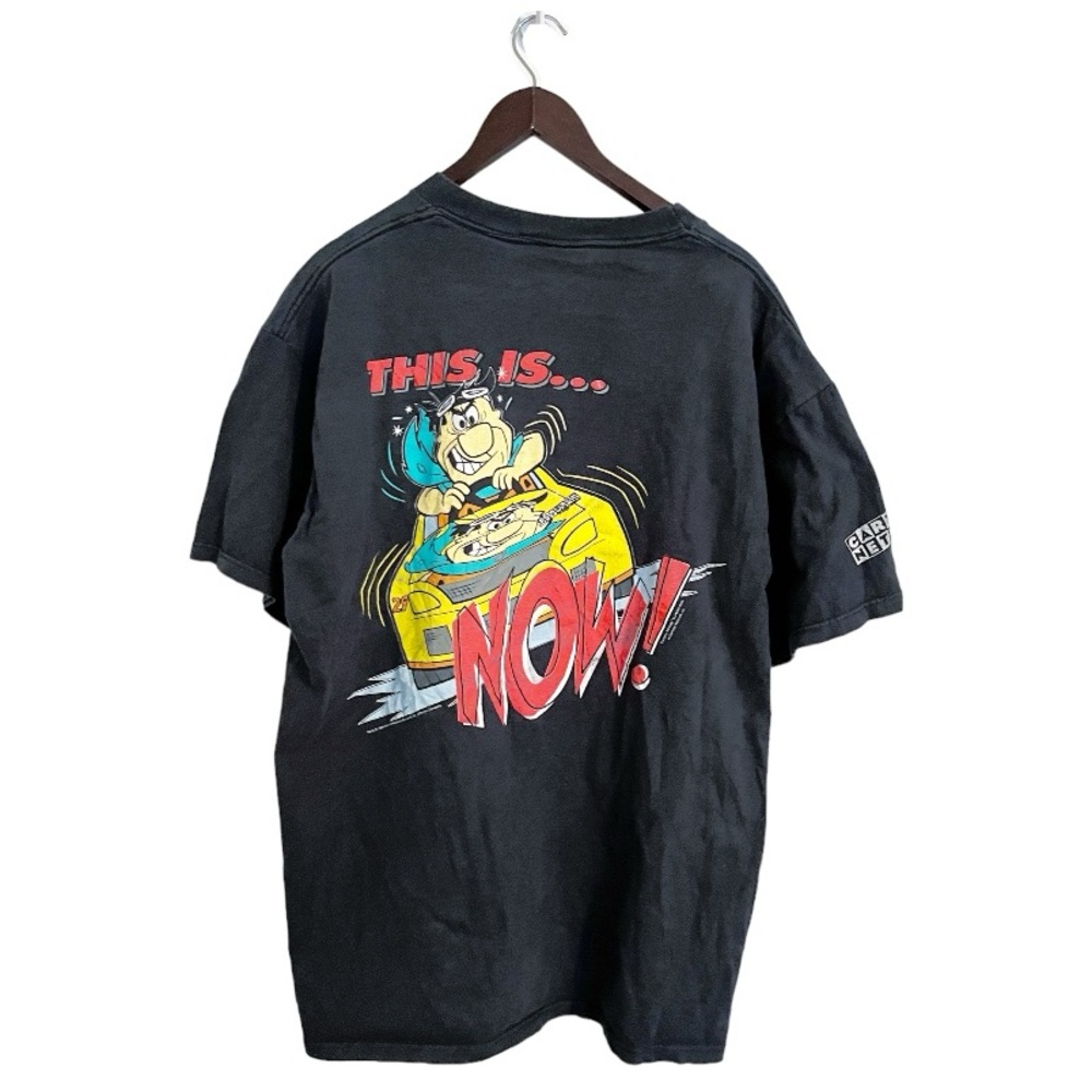 Vintage 90s Black Cartoon Network Wacky Racing Nascar… - Gem